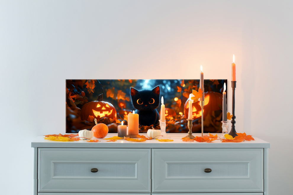 Boopsy the Cat! | Premium Canvas Halloween Village Backdrop for Lemax ...